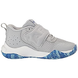 Under Armour Unisex Pre School Zone Basketball 2, (102) Mod Gray/Midnight Navy/Team Royal, 2, US