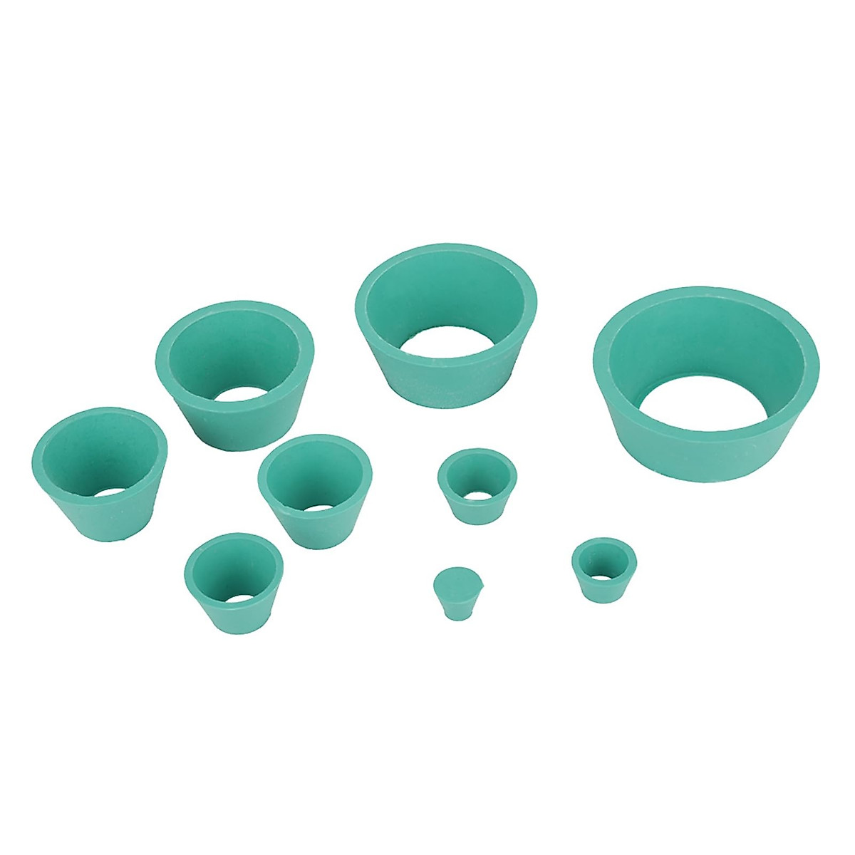 AUNMAS Filter Adapter Cones Rubber, Filtration Flask Vacuum Rubber Adaptor L25 204Y Stopper Buchner Funnel Flask Filtration Set