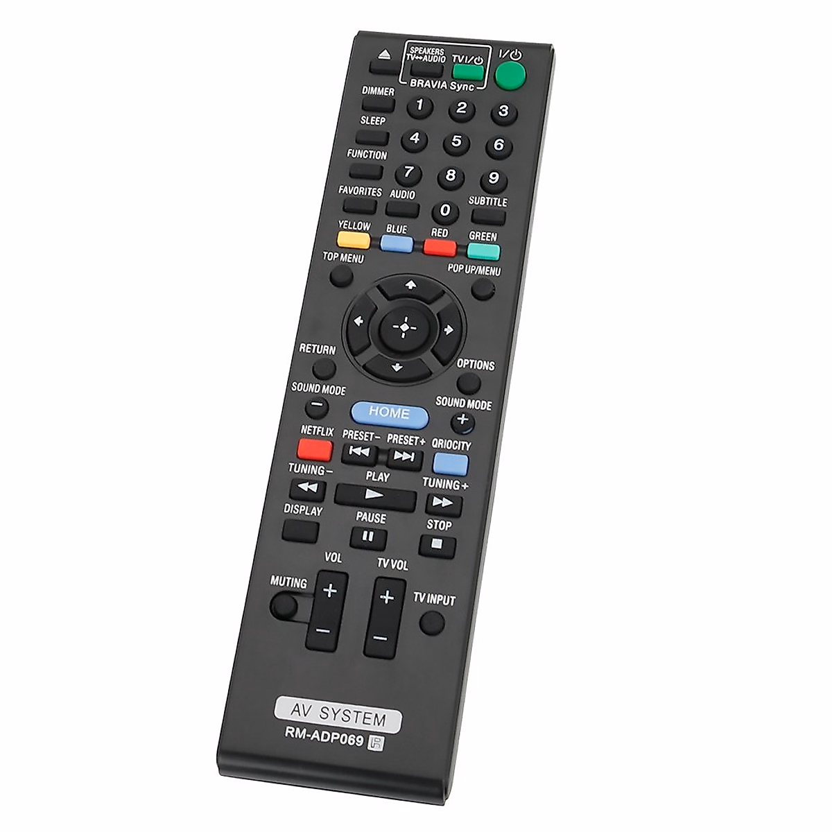 ZdalaMit RM-ADP069 Replace Remote Control Applicable for Sony Audio Video AV System HBD-E580 BDV-N790W HB-DE3100 RM-ADP072 BDV-T58 BDV-T57 HBD-T79 HBD-E280
