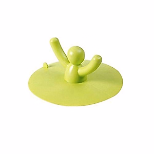 Sink Stopper Drain Plug Silicone tub Drain Stopper Sink Stopper baththb Drain Stopper Small Size 11cm Flat Suction Cover for Kitchen Bathroom and Laundry(Green)
