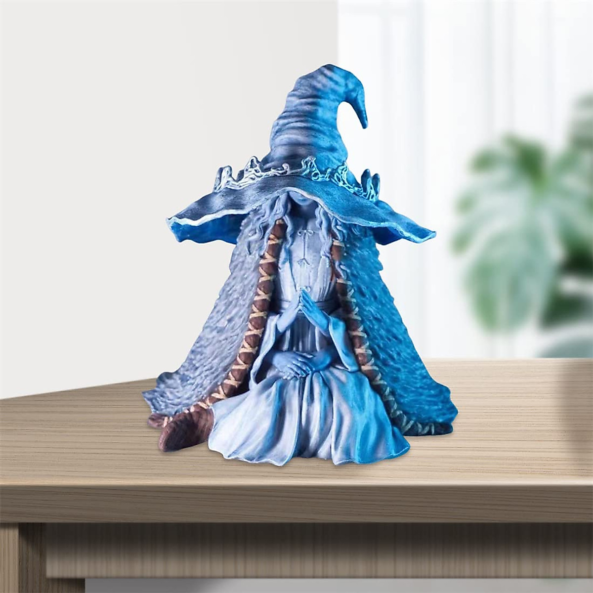 BENME Mysterious Ranni The Witch Ranni The Witch Statues with Detachable Hat Game Fans Collection, Best Gift for Game Lovers (15cm), Blue