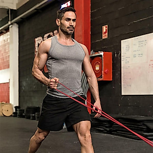 WODFitters Pull Up Assistance Band for Stretching, Mobility Workouts, Warm Up, Recovery, Powerlifting, Home Fitness and Exercise - Single Band