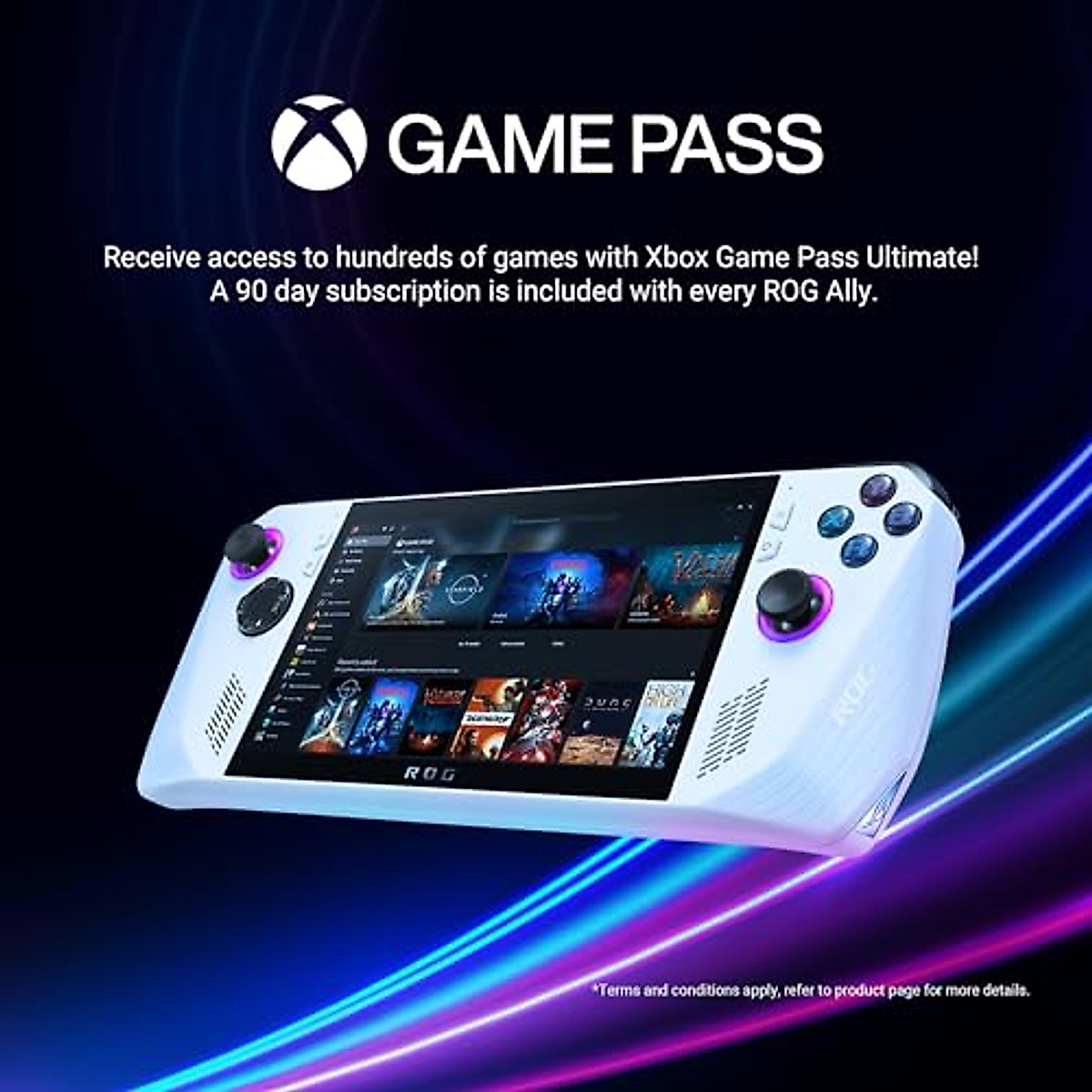 ASUS ROG Ally 7" 120Hz Gaming Handheld - AMD Z1 Extreme Processor - 512GB - White - PRE ORDER!