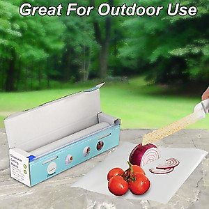 HOME-X Disposable Cutting Board, Roll of Cutting Board Plastic for Cutting, Chopping, and Food Prep, Cutting Mat for BBQ and Camping, 12” W x 16 Ft L