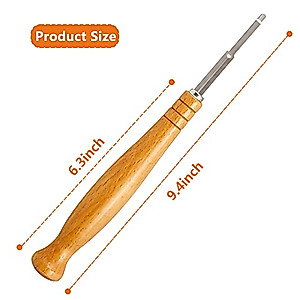 EWUHRY Sourdough Bread Knife Baking Lame, Bow Knife Bread Scoring Tool with Sheath and 5 Razor Blades Accessories, Homemade Bread Making Tools and Supplies for Cutting Bread