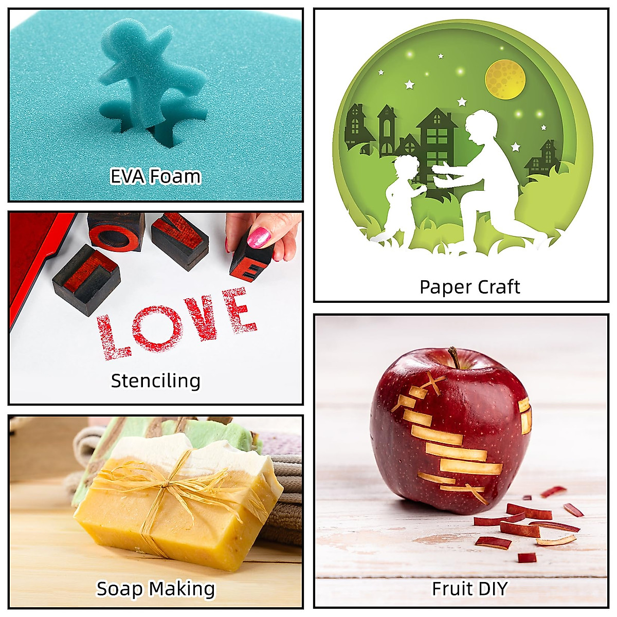 JTIEO 74 Pack Hobby Knife Exacto Knife with 4 Upgrade Sharp Hobby Knives and 70 Spare Craft Knife Blades for Art, Scrapbooking,Stencil