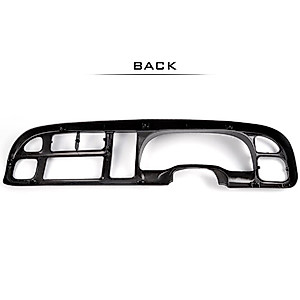 PIT66 Dash Board Bezel Cover Compatible with 1998-2001 Dodge Ram Truck Dashboard Cover w/Clips 68042746AC 5GK51DX9AA 5EU11DX9AB
