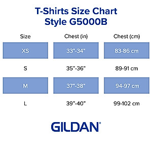 Gildan Youth Heavy Cotton T-Shirt, Style G5000B, 2-Pack, White, Small