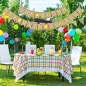 She Found Her Main Squeeze Banner Lemon Bridal Shower Lemonade Bachelorette Party Decoration