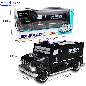 Yoego Kids Money Bank, Electronic Piggy Banks, Great Gift Toy for Kids Children, Cool Armored Car Bank Password Coin Bank, Perfect Toy Gifts for Boys Girls (Black)