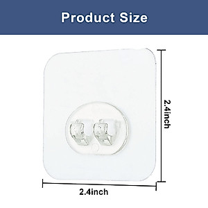 8 Pack Shower Caddy Adhesive Hooks Replacement, Strong sticker Single Hooks for Bathroom Shower Caddy Corner Shelf basket Soap Dish adhesive hanging Hooks, No Drilling Wall Shower Kitchen Accessories