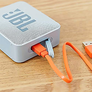 JAINTA USB Fast Power Charging Charger Cable Cord Compatible with for JBL Wireless Bluetooth Speaker Earphone Headphone - 3.3FT & Orange