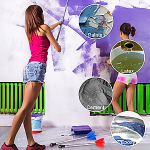 11.8 Inch Paint Stirrer for Drill, Drill Mixer Attachment, Epoxy Mixer, Paint Mixer for Drill, Helix Drill Paint Mixer for Most Drills, Resin Mixer, Mixing Concrete Resin Paint (1)