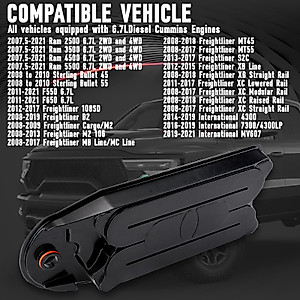 WEILEITE 6.7 Cummins Crankcase Ventilation Filter CCV Breather Fit For Dodge Ram 2500 3500 4500 5500 2008-2021 6.7L Diesel ISB Engine Element Replaces CV52001 904-418 4936636 68002433AC 68002433AB