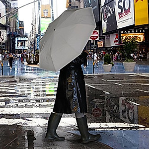 Suck UK | Compact Reflective Umbrella | Reflects Even the Smallest Amount of Light | Stay Safe in Poor Visibility | Lightweight Windproof Umbrella | High Visibility Umbrella