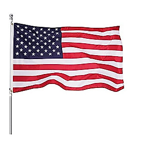 American Flag 2x3 for Indoor and Outdoor - US Flags Polyester Nylon - Double-Stitched Edges with Brass Grommets (2X3 FT)