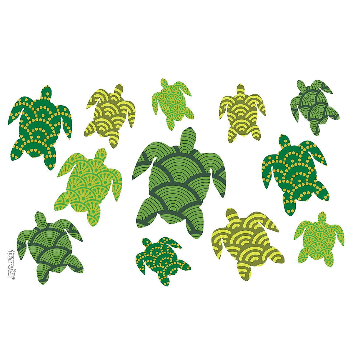 Tervis Turtle Pattern Made in USA Double Walled Insulated Tumbler Cup Keeps Drinks Cold & Hot, 16oz, Classic