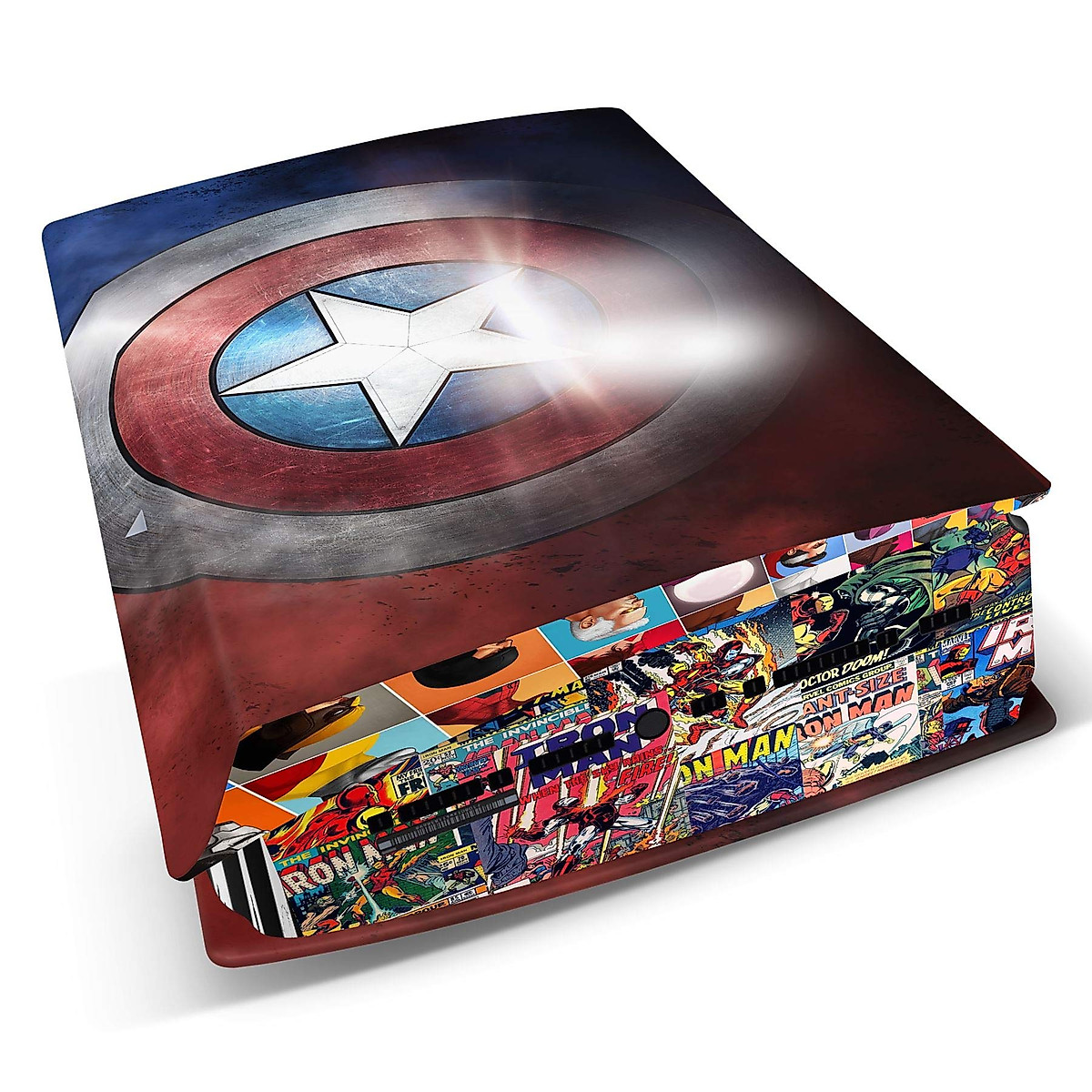 PS5 Disk Console Superhero Skins for PS5 Disk Playstation 5 Console Decal Sticker + 2 Controller Set