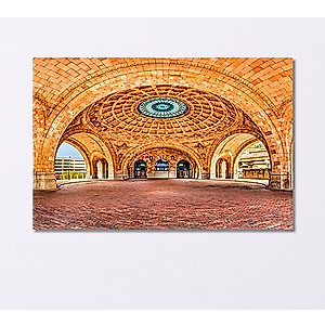 Historic Pittsburgh Train Station USA Canvas Print 1 Panel / 36x24 inches