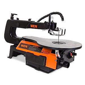 WEN 3921 16-Inch Two-Direction Variable Speed Scroll Saw with Work Light