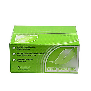 Fresh Towel Foodservice Reusable Paper Towels - 1/4 Fold, 13 x 20 inches - (1 Case of 200) All Purpose Cleaning Towels (Pink Solid)