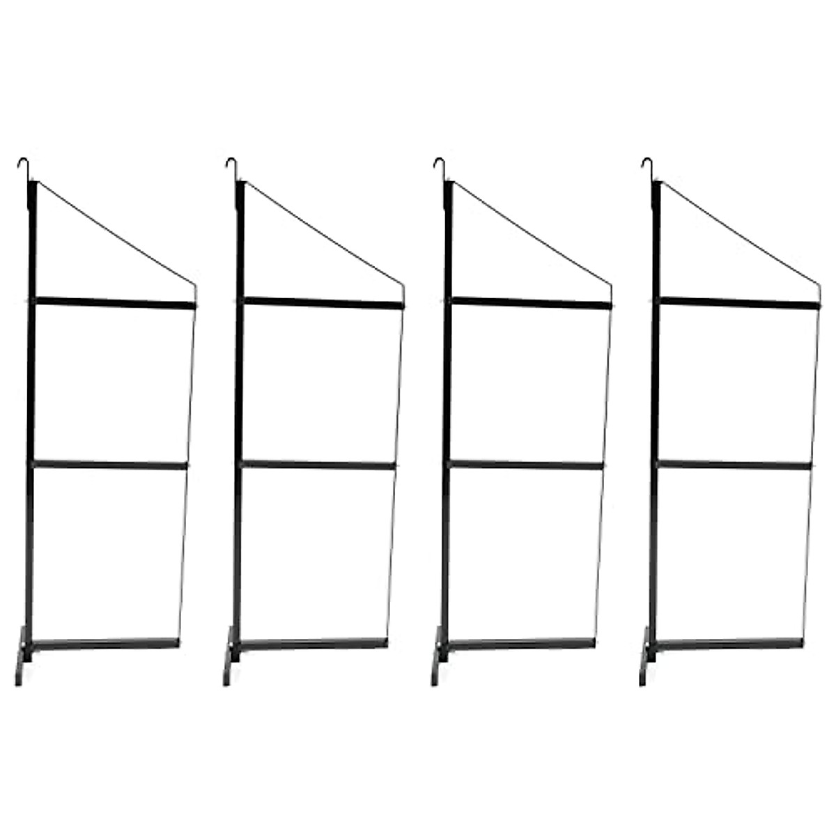 KUAFU Container Shelving Shelf Bracket Universal for Shipping Container Hang & Hook Shelving Brackets Storage Cargo Shelves -4PCS