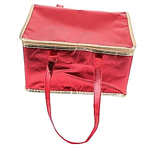 CIYODO Insulated Bag Decorative Outdoor Decor Travel Decor Food Decor Insulated Grocery Bag Thermal Pizza Bag Delivery Warmer Bags Pizza Bags for Delivery Carry Hot Grocery Bags Hot Bag
