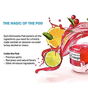 Drinkworks Home Bar Pro by Keurig, Single-Serve, Pod-Based, Premium Instant Cocktail Maker (Discontinued by Manufacturer)