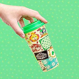 Paladone PP7723NN Animal Crossing Travel Mug Officially Licensed Merchandise, Plastic, Multicolour,350 ml