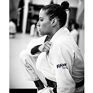 Brazilian Jiu Jitsu Gi BJJ Gi for Men & Women Uniform Kimonos Ultra Light, Preshrunk, with White Belt!!! (White, A2)