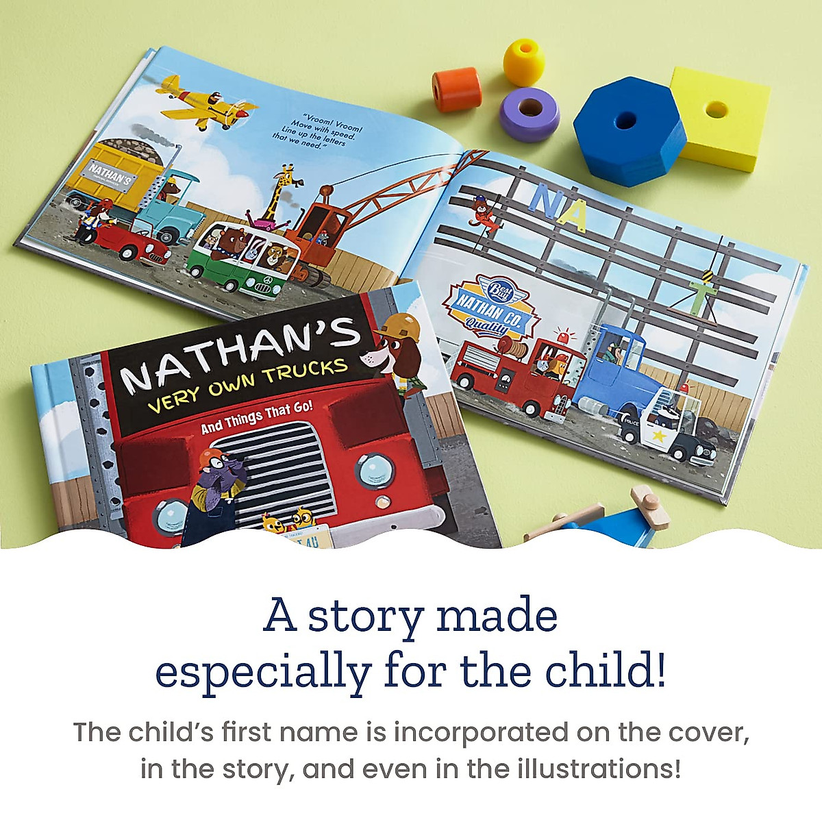 I See Me! My Very Own Trucks - Personalized Story for Kids (Hardcover)