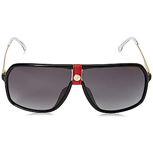 Carrera 1019/S Pilot Sunglasses, Gold/Gray Shaded, 64mm, 10mm