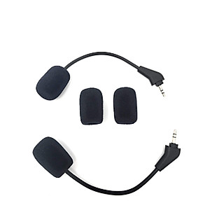 TNE 2-Pack Replacement Game Mic Microphone Boom for Corsair HS50 HS60 HS70 PS4 Xbox One Nintendo Switch Computer PC Mac Gaming Headsets
