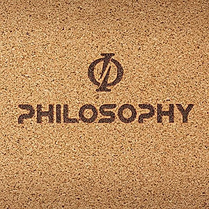 Philosophy Gym 13-inch Professional Yoga Wheel Roller - Cork/Wood Grain
