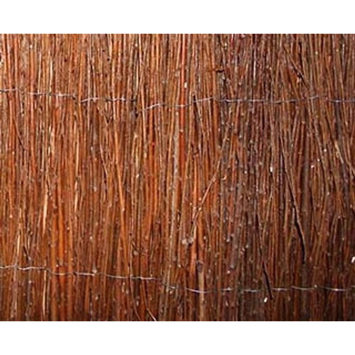 Master Garden Products WTF-6 Twig Privacy Screen, 72 by 96-Inch Willow Fencing, 6'H x 8'W, Brown
