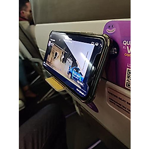 Gripssy Airplane Travel Essentials Phone Holder and Stand | Anti-Slip, Ultra-Compact and Flexible Technology is Designed for Smartphones- Compatible iPhone, Android |Travel Accessories, Gadget