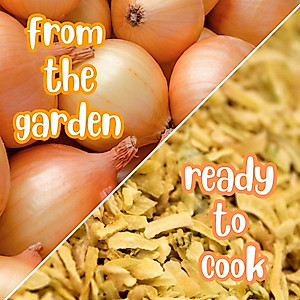 Gourmet Dried Chopped Onion by It’s Delish, 5 LBS Bulk - Premium, No Preservatives, All Natural Dehydrated Onions Flakes, Certified Kosher