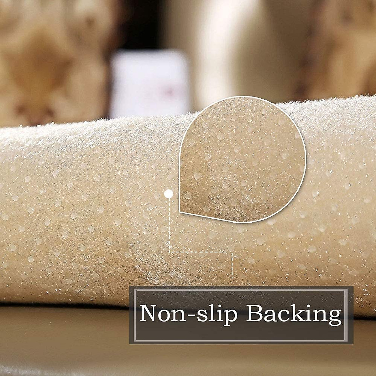 LUFEIJIASHI Luxury Couch Arm Covers,Washable Armrest Covers for Sofa,Anti Slip Recliner Chair Arm Covers Protectors for Leather Sofa Arm Cover Set of 2 (FLKF-Coffee)