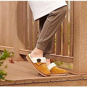 ARIAT Women's Indoor & Outdoor Rubber Bottom Jackie Square Toe Slippers, Tan, 8