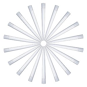 FOUR E'S SCIENTIFIC 10ml Pipette Tips Microchemical Disposable Liquid Pipettor Tips 10mL 100pcs Autoclavable Polypropylene (PP)