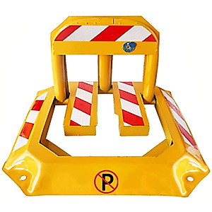 OUSIKA Parking Post, Parking Barrier, for Parking Lot Parking Blocker, Parking Space Lock,Parking Space Lock, Parking Pile Parking Space Lock Parking