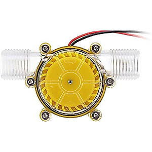 Water Flow Generator Turbine Generator Hydroelectric Micro Hydro Generator 1/2 Inch Portable Water Charger (12V)