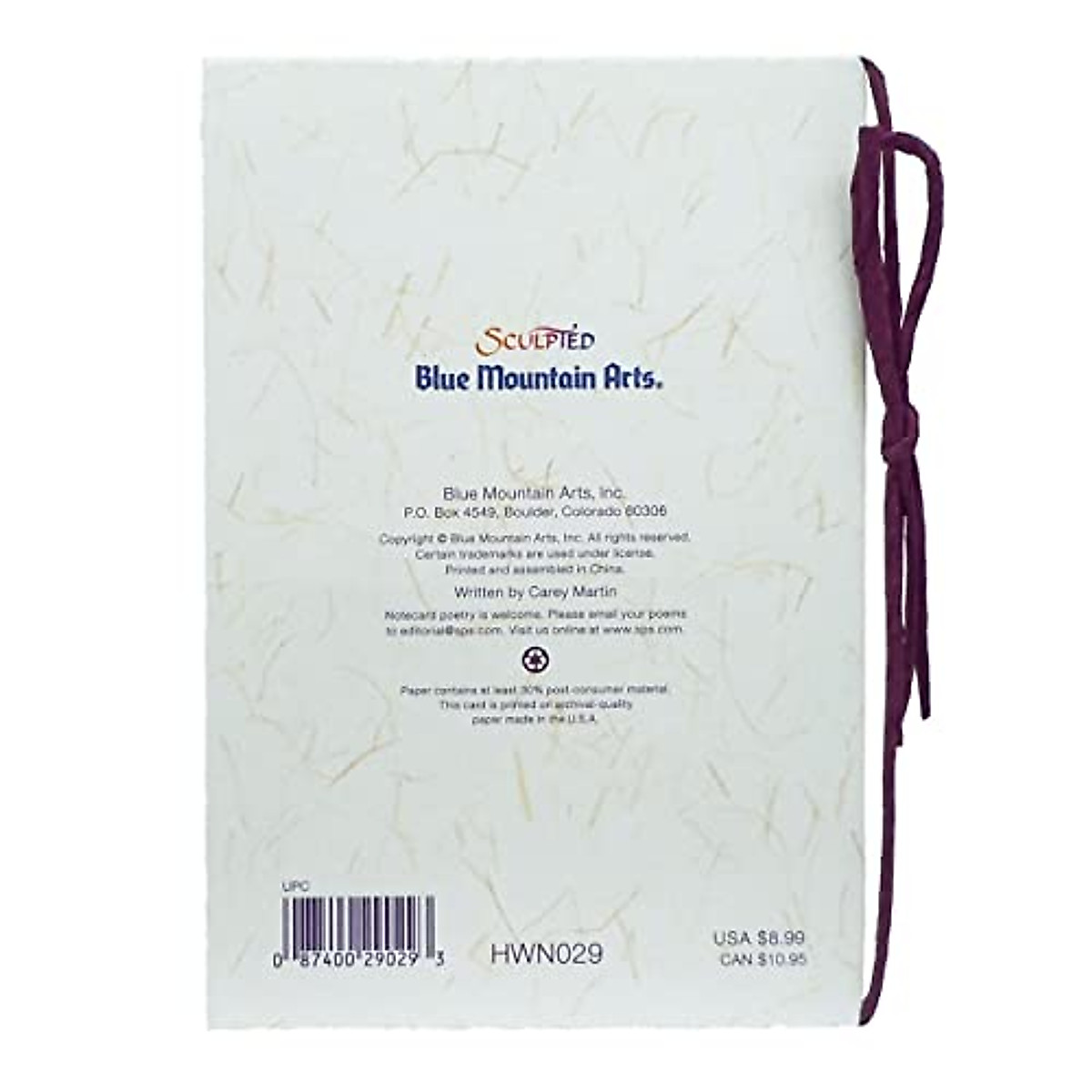 Blue Mountain Arts Sister Card - Thank You Card, Holiday Card, Any Occasion Card, Gemstone Accented, Eco-Friendly, 6.9 x 5.4 Inches