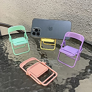 Cell Phone Stand Holder Mini Chair Shape Foldable Universal Mobile Phone Holder for Tablet Phone
