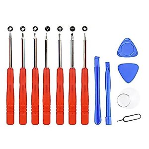 Precision Small Repair Tools Kit, Precision Magnetic Repair Tools Kit for Fixing Cell Phone Watch Computer Tablet, Opening Pry Tool Repair Kit Set, 13 Pcs