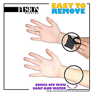 Fusion Body Art Pro Face Paint | Prime Paraffin White (30gm), Professional Quality Water Activated Face and Body Paint Supplies Single Makeup Cake Hypoallergenic, Non-Toxic, Safe, Vegan