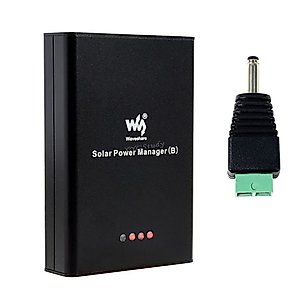 XYGStudy Solar Power Manager Embedded Rechargeable 10000mAh Li-Po Battery Supports 6V~24V Solar Panels with Multi Protection Circuits