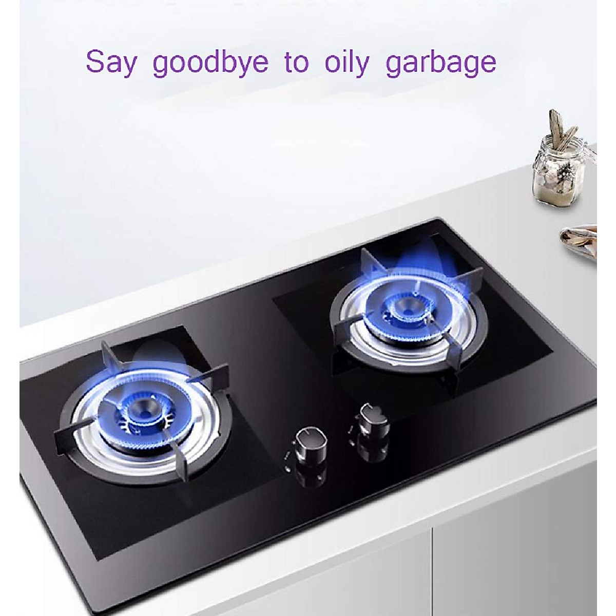 liboyixi Stove Burner Covers 8 Pack Reusable Gas Range Cuttable,Easy to CleanProtectors,Non-stick Stovetop Burner Liner Cover-Size 10.6"x 10.6"-Double Thickness 0.2mm,BPA Free, Heat-resistant。