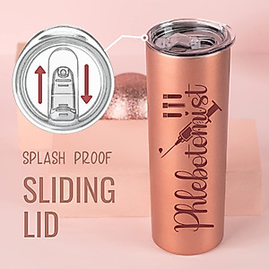 Onebttl Nurse Gifts for Women - Phlebotomy Gifts - Phlebotomist Graduation Gifts - Nurse Week Day Gifts - Gift Ideas for Nurses, 20oz Nurse Insulated Tumbler Cup with Straw