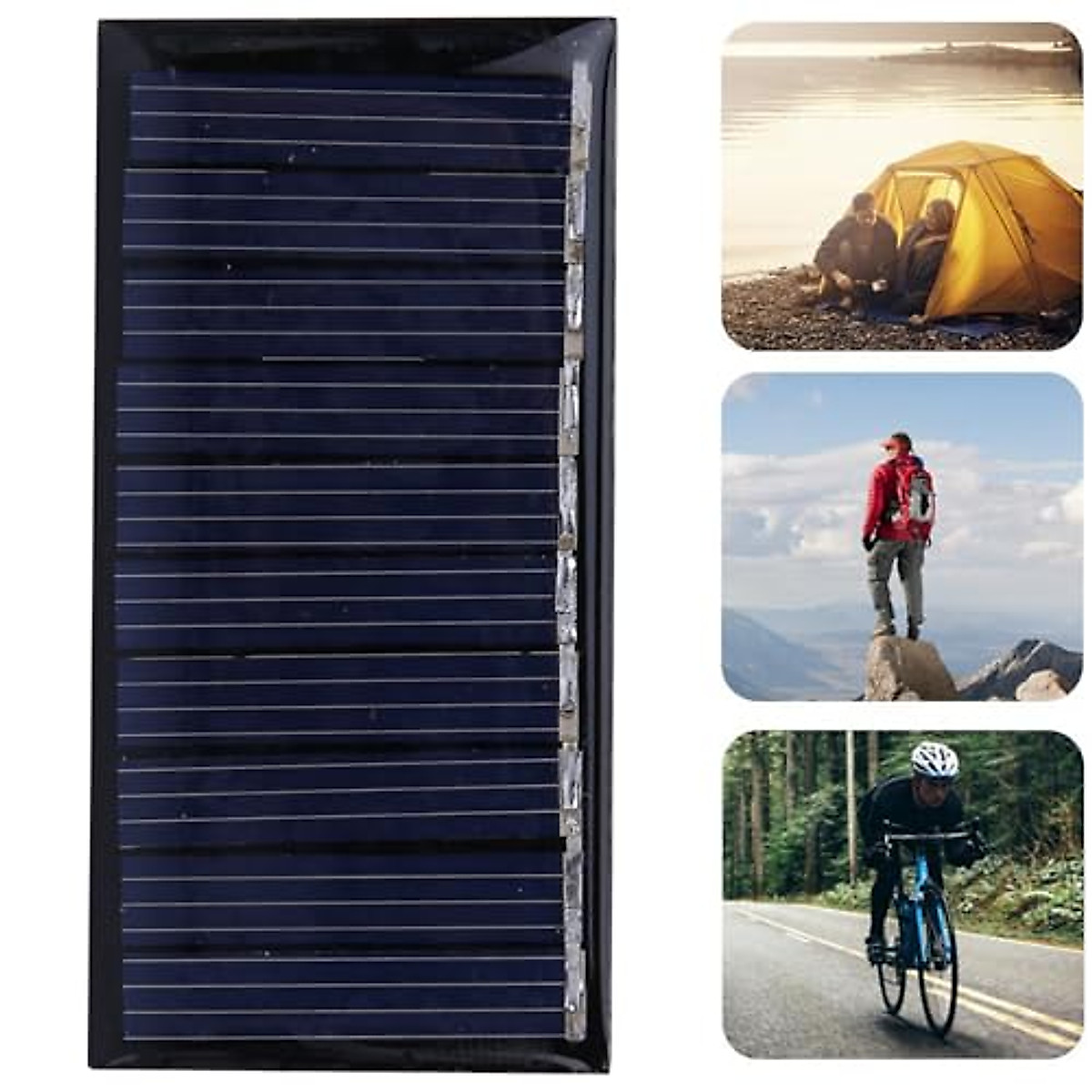 Mini Solar Panel, Polycrystalline Solar Panel, Waterproof and Energy Saving for Household Lights, Electric Fans, Solar Water Pumps, Solar Street Lights